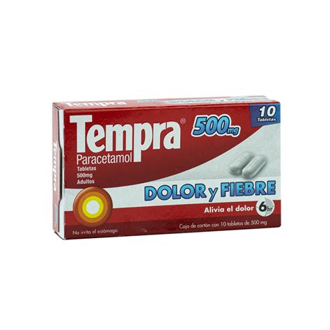 Tempra 500mg Tab C10 Farmacias San Isidro Farmacia A Domicilio