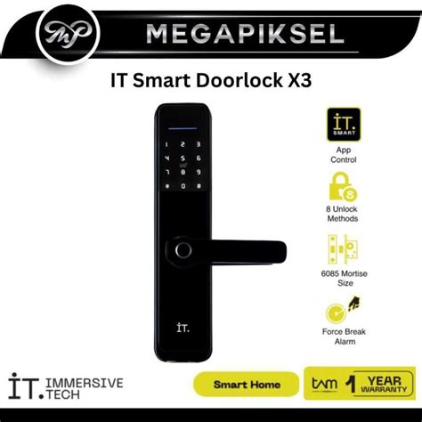Jual It Smart Doorlock X3 Di Seller Megapiksel Dji Store Kota