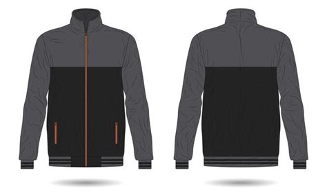 Varsity Jacket Mockup Vector Art Icons And Graphics For Free Download