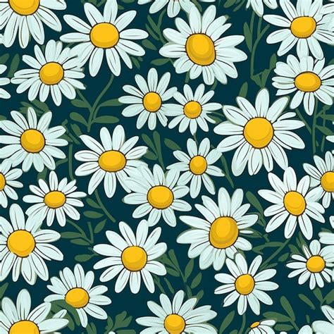 Premium Ai Image Floral Daisy Flyer Design For Eyecatching Promotion