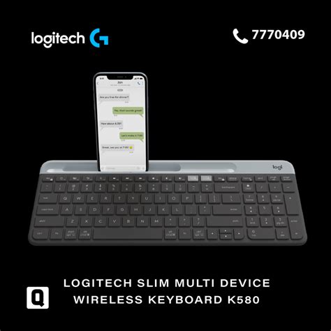 Logitech Slim Multi Device Wireless Keyboard K Call Ibay