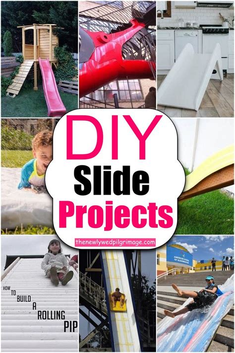 Easy To Build DIY Slide Projects Diy Slides Diy Backdrop Wedding Hacks Diy