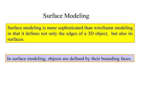 Geometric Modelling Approaches Ppt
