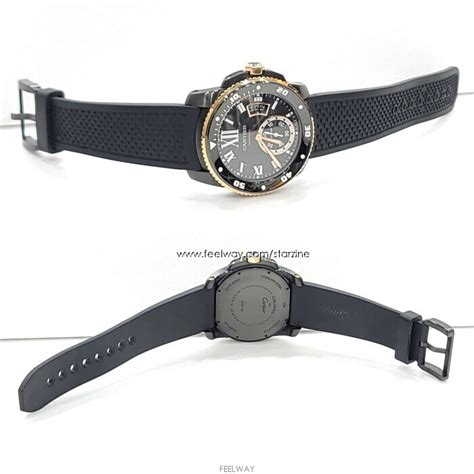 Cartier 남성시계 까르띠에 W2ca0004 칼리브 드 다이버 카본 콤비 42mm 원래 명품은 필웨이 Feelway