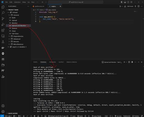 I Cant See Log Info When Using Vscode Platformio Resp32