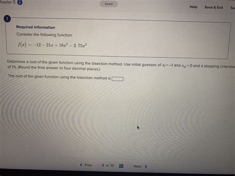Solved Chapter Saved Help Save Exit Su Required Chegg
