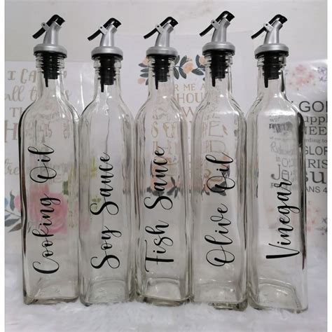 Personalized Condiment Bottles Shopee Philippines