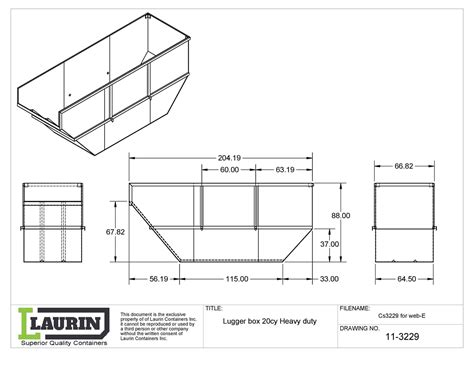 Lugger Box Containers Laurin Conteneurs