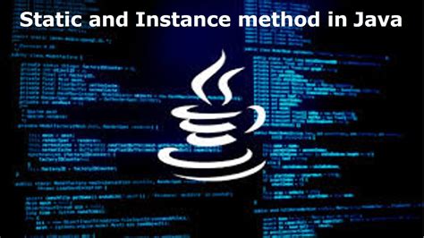 Static And Instance Method In Java Programming Youtube