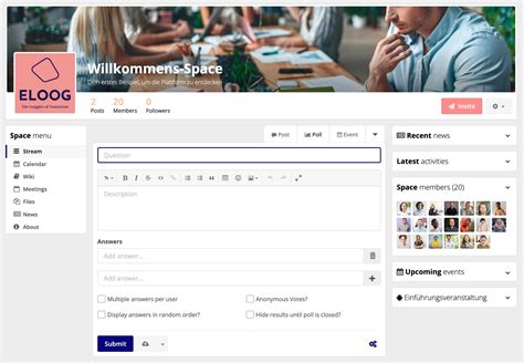 Humhub Self Hosted Social Platform