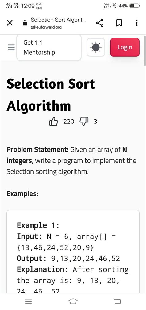 Rajendra Mewada On Linkedin Dsachallenge Selectionsort Sortingalgorithms Programmingskills