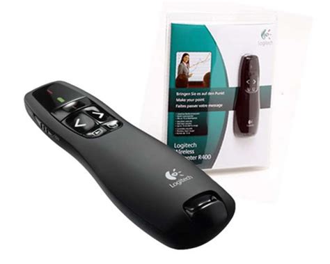 Promo Logitech Wireless Presenter R400 Laser Pointer Presentasi Diskon