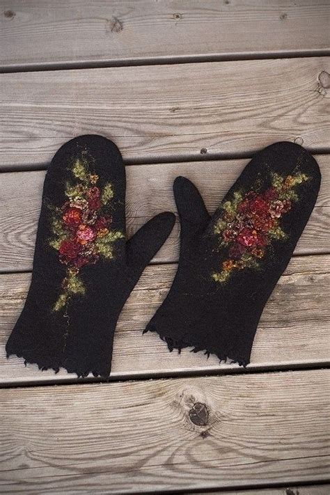 Пин от пользователя Tatyana Kotylova на доске валяние варежки в 2024 г Наручные грелки