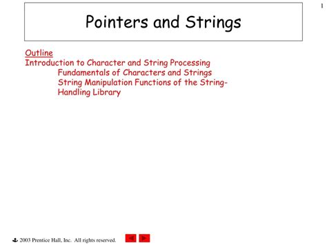 ppt pointers and strings powerpoint presentation free download id