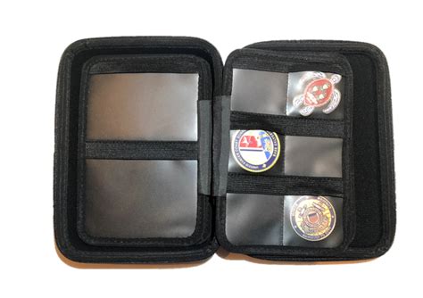 Challenge Coin Hard Zip Travel Case By Pin It Military Uniform Tools