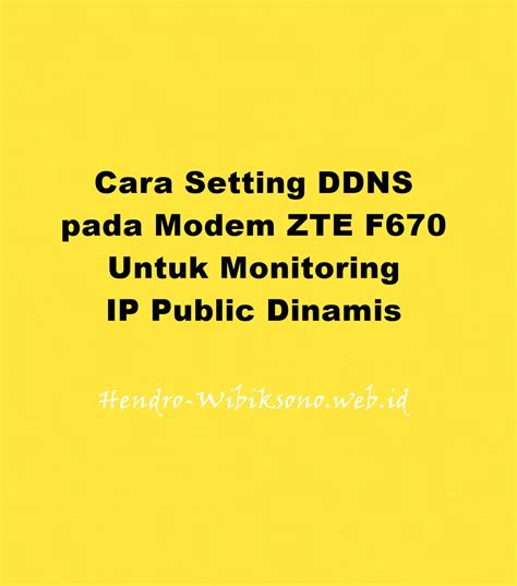 Cara Setting Wifi SSID Modem ZTE Indihome
