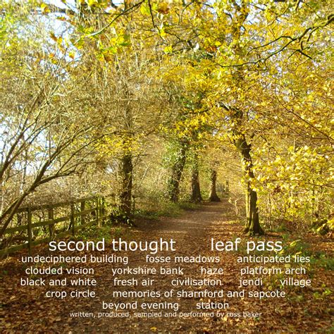 Second Thought Leaf Pass Treetrunk 164 Second Thought Free