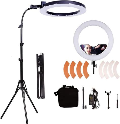 Gskaiwen 18inch 65w Led Makeup Ring Light With Mirror For Eyebrow