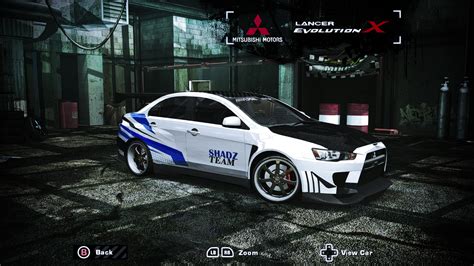 Nfsmods Lancer Evolution X Custom Vinyl By Dshadz