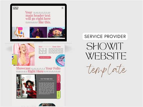 showit website template showit shop showit landing page showit