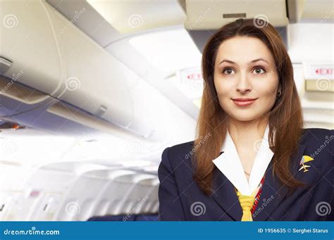 Air Hostess Stewardess Stock Image Image Of Beauty 1956635