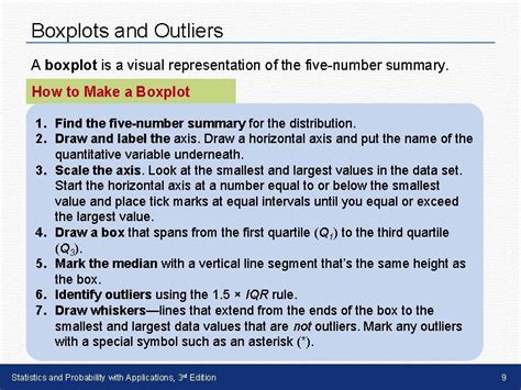 1 Analyzing Onevariable Data Lesson 1 8 Summarizing