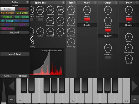 Zed Physical Modeling With Mic Input IOS Synth Archiv Sequencer News