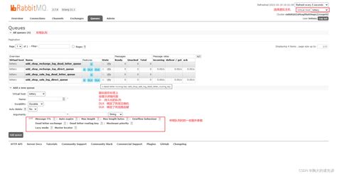 rabbitmq 管理界面操作说明 rabbitmq控制台查看消息记录 csdn博客