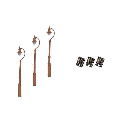 dcc concepts lml ssbn legacy swan neck platform lamps brown 3 pk oo