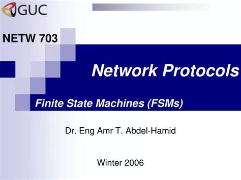 PPT Network Protocols PowerPoint Presentation Free Download ID