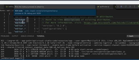 Pickprocess Dont Work In Archlinux · Issue 83290 · Microsoftvscode
