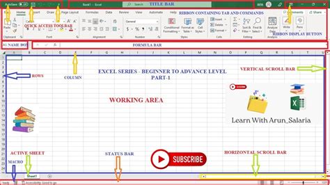 Microsoft Excel Part I Excel For Beginners Excel Tutorial Excel