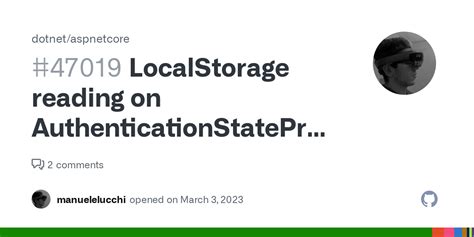 Localstorage Reading On Authenticationstateprovider Causes Infinite