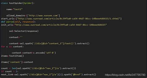 Python使用scrapy自动爬取多个网页使用scrapy爬取多层网页 Csdn博客