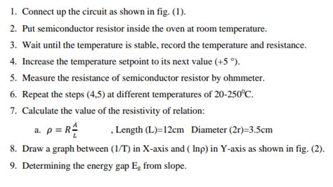 measuring the temperature dependency of a semiconductor resistor