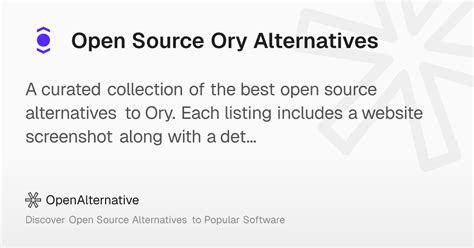 5 best open source ory alternatives 2025