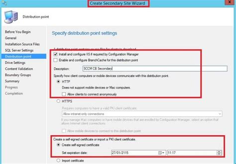 Sccm Configmgr Cb How To Install Secondary Site Design Thoughts Configuration Manager Endpoint