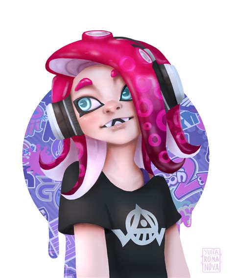 Artstation Agent 8 Splatoon Fan Art