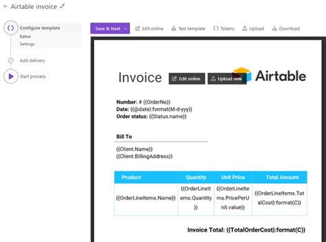 How To Create Document From Template Using Interfaces And Automations