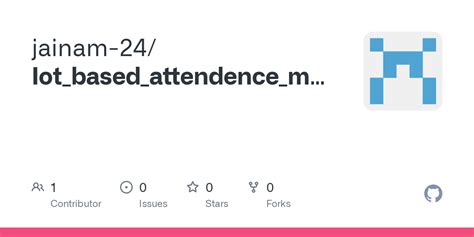 GitHub Jainam Iot Based Attendence Management