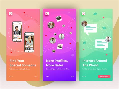 Dating App Onboarding Screen By Prachi Doriwala On Dribbble