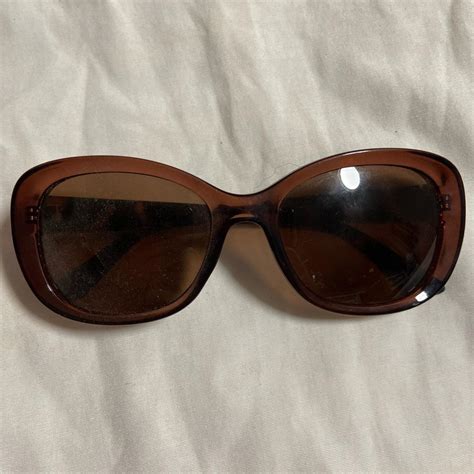 Y2k Sunglasses Brown Cheetah Print Y2k 2000s Depop