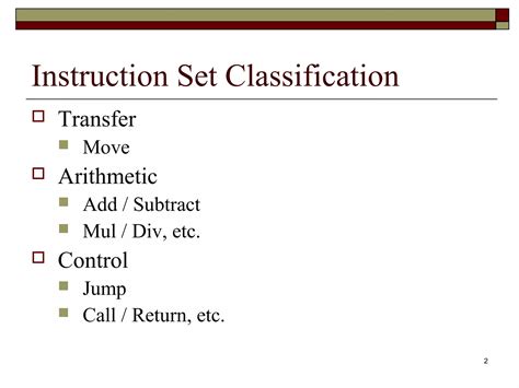8086 instruction set ppt programming languages computing