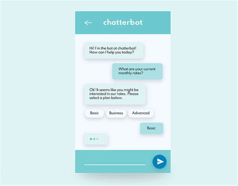Chatbot UI Animation On Behance