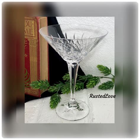 Martini Glass Mikasa Ventry Blown Glass 1