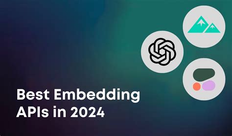 best embedding apis eden ai