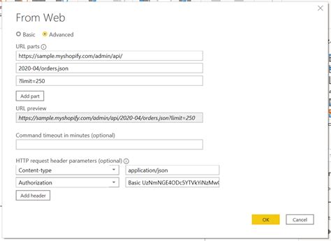 Bring Data In Power Bi Via Apis Using Basic Authentication
