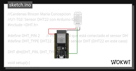 Sensor DHT Con Arduino IDE Wokwi ESP STM Arduino Simulator