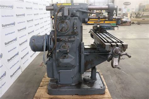 Brown And Sharpe No 2 Universal Light Type Horizontal Milling Machine The Equipment Hub