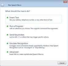 Windows Speech Recognition Macros Screenshots Software Informer